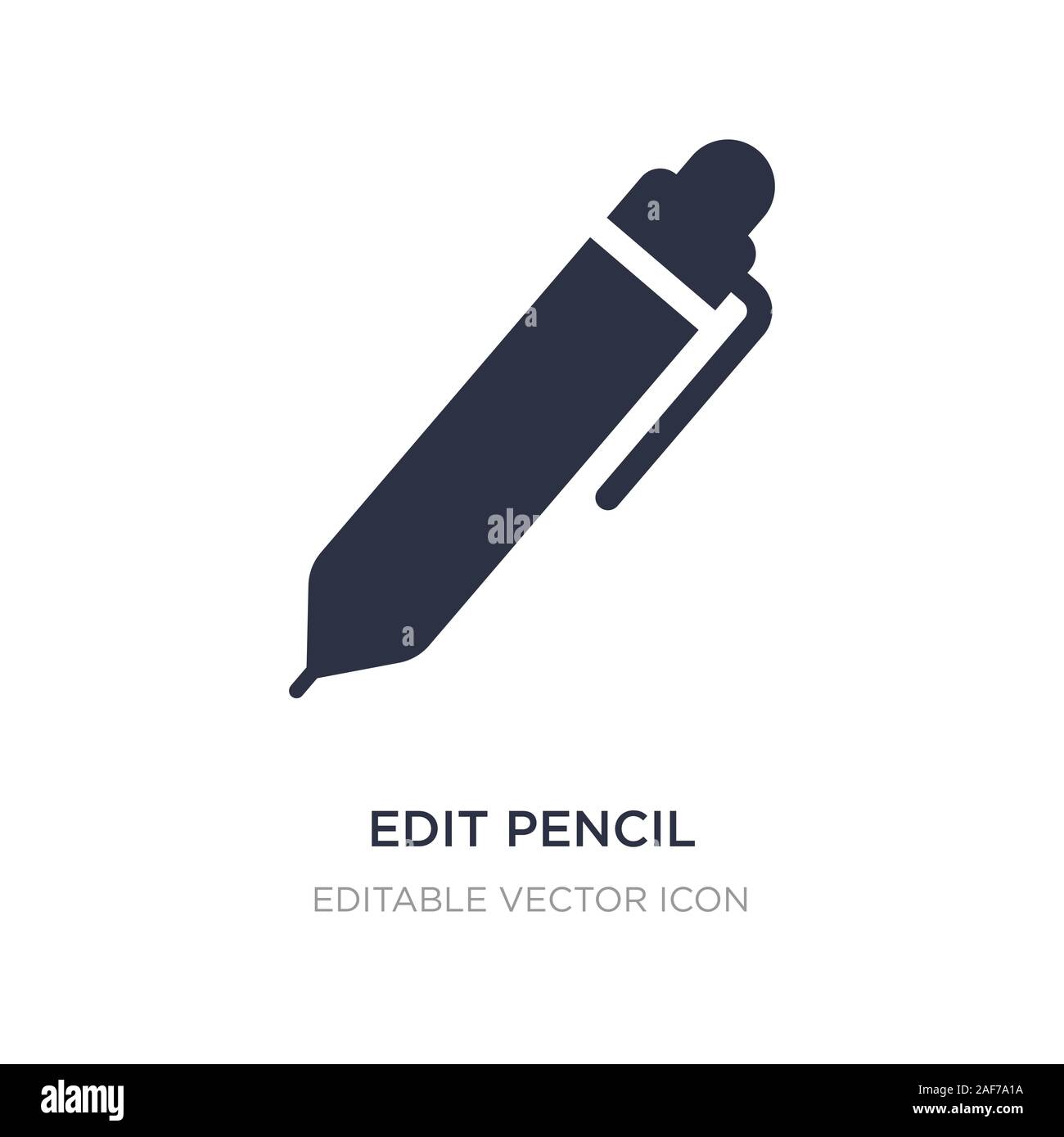 edit pencil icon on white background. Simple element illustration from ...