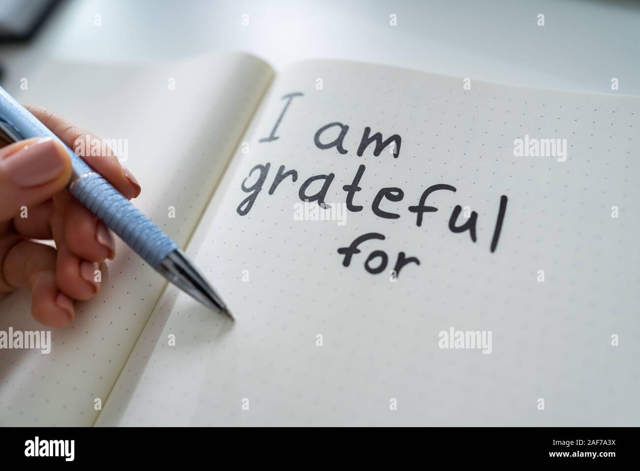 Woman Writing A Note Black And White High Resolution Stock Photography ...