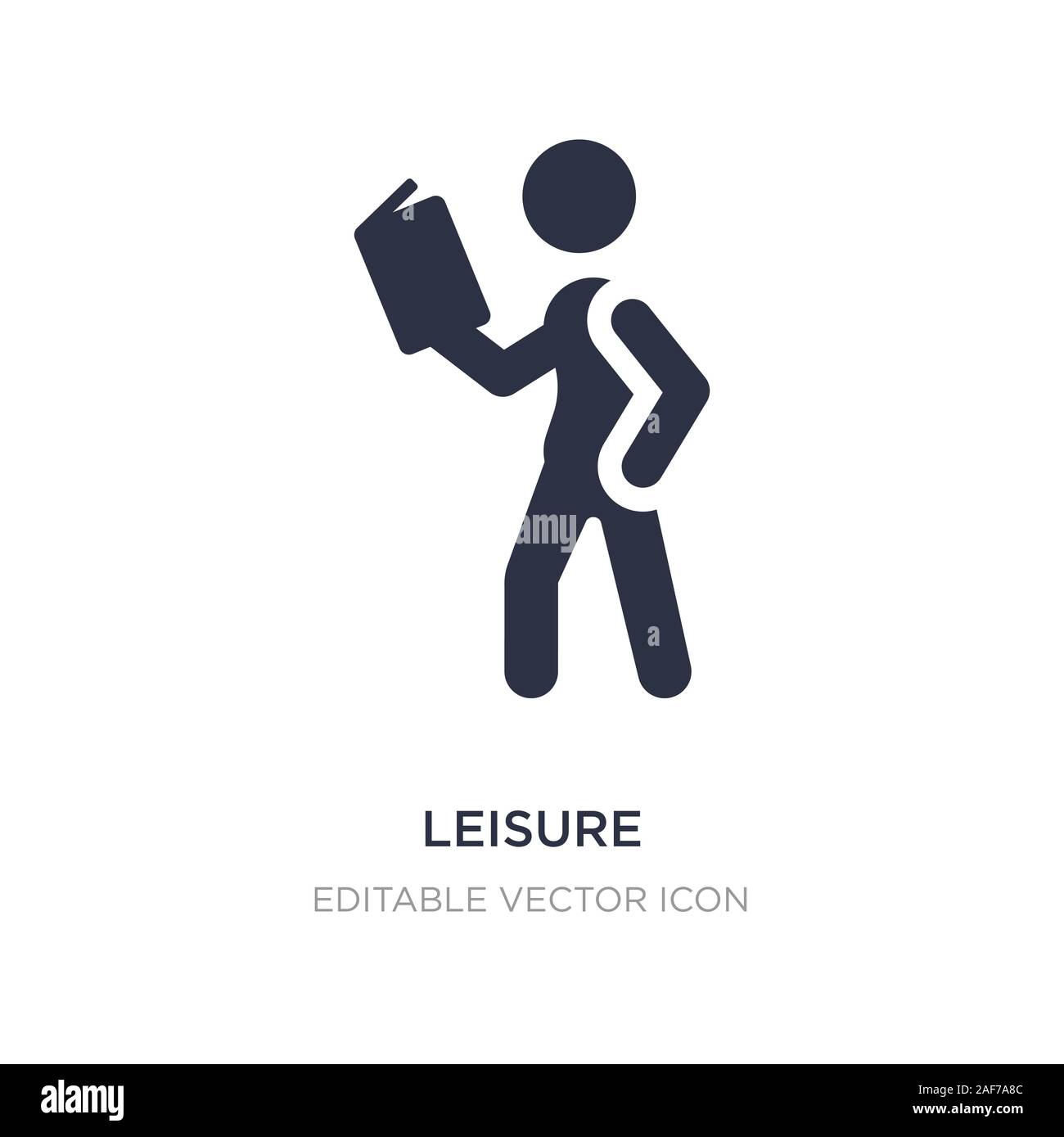 leisure icon on white background. Simple element illustration from ...