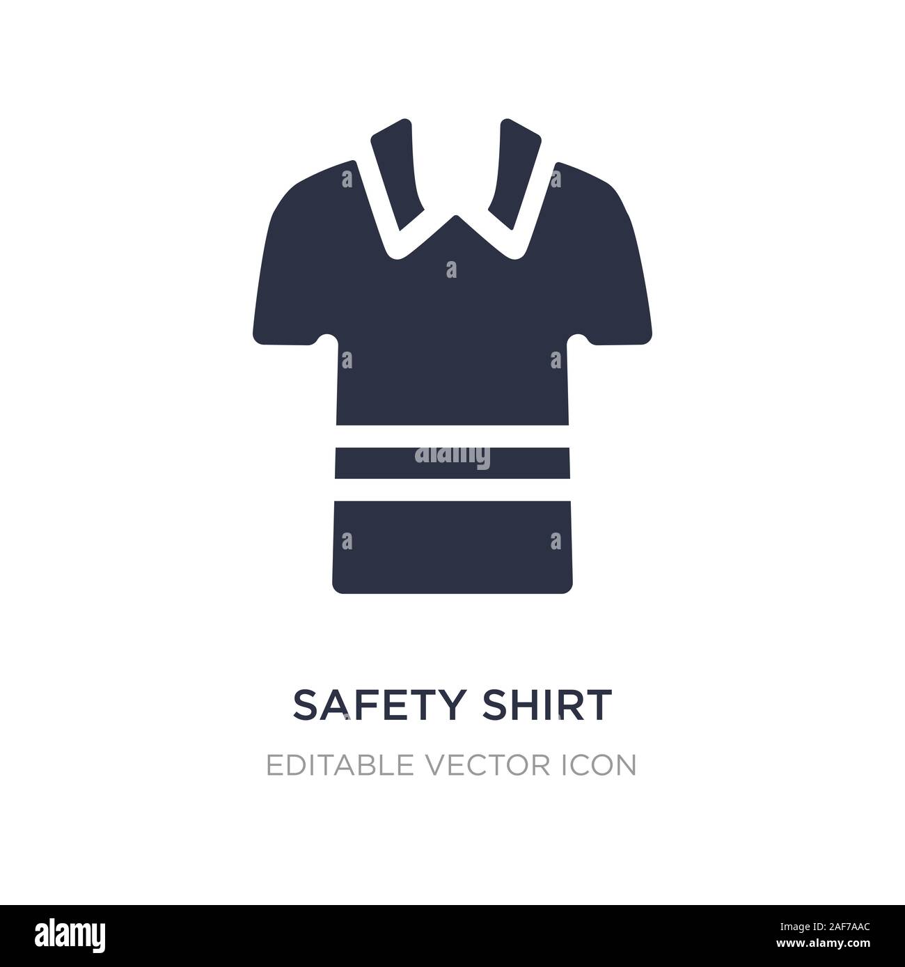safety shirt icon on white background. Simple element illustration from ...