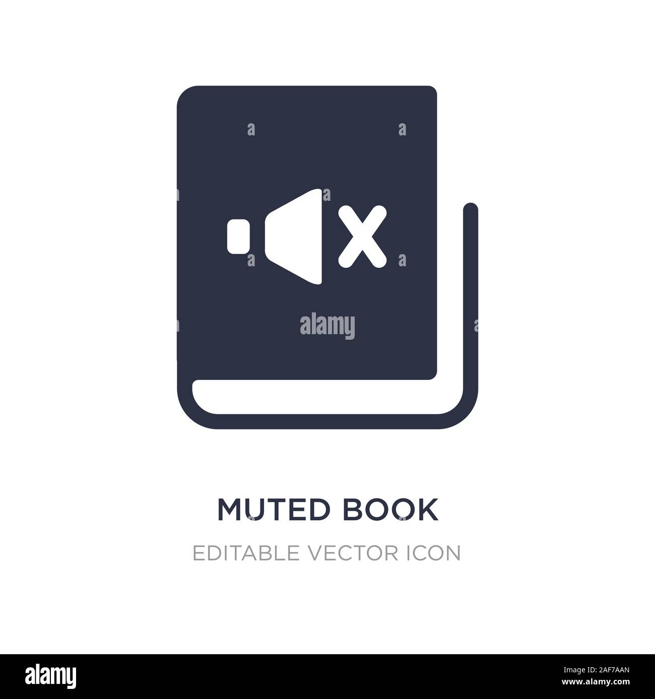 muted book icon on white background. Simple element illustration from ...