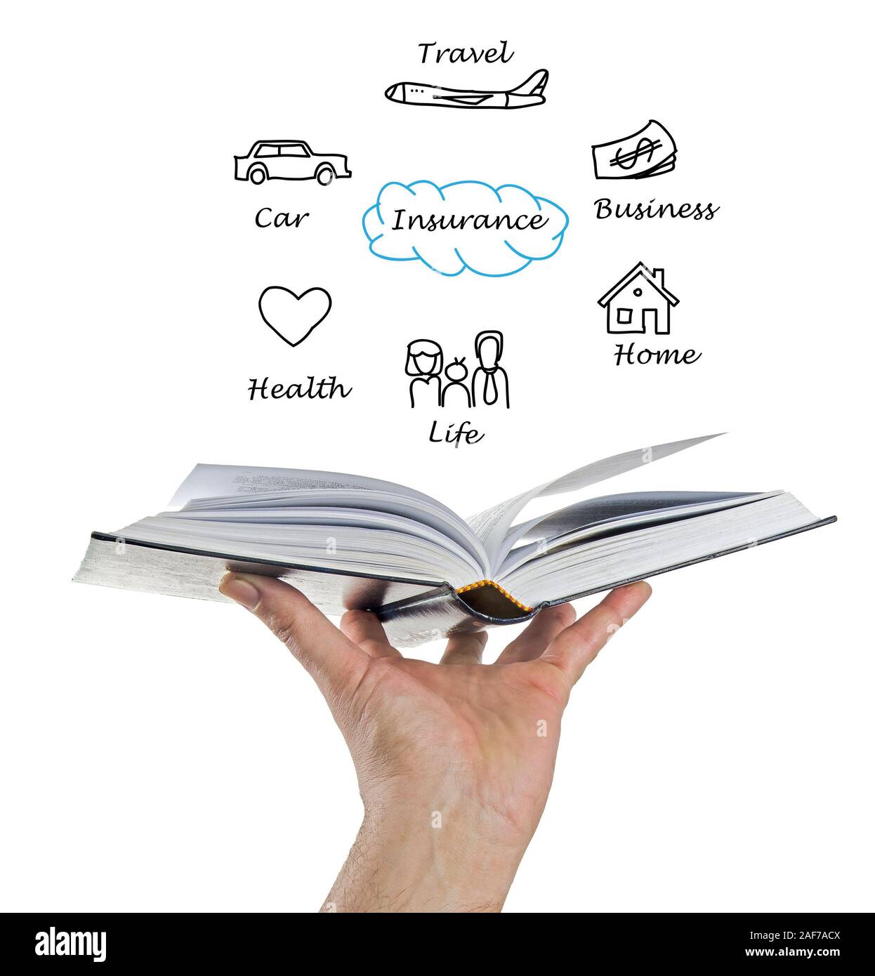 Diagram of insurance Stock Photo - Alamy