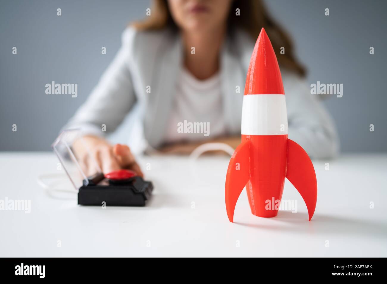 Pressing launch button hi-res stock photography and images - Alamy