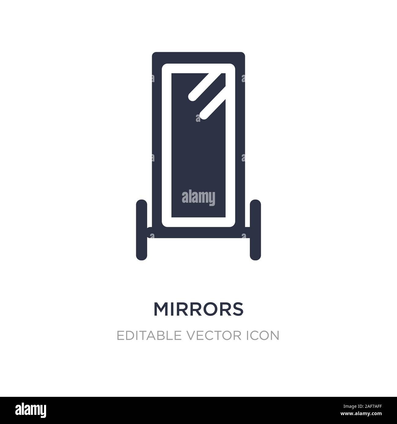 mirrors icon on white background. Simple element illustration from ...