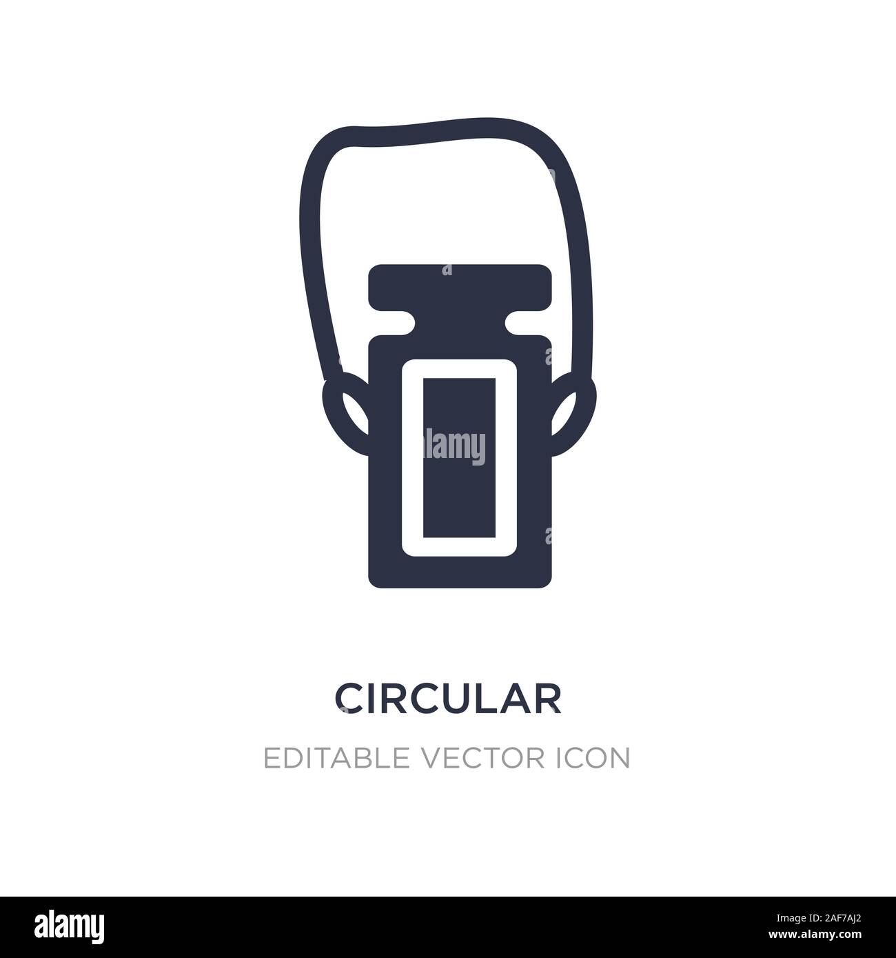 circular perfume bottle icon on white background. Simple element ...