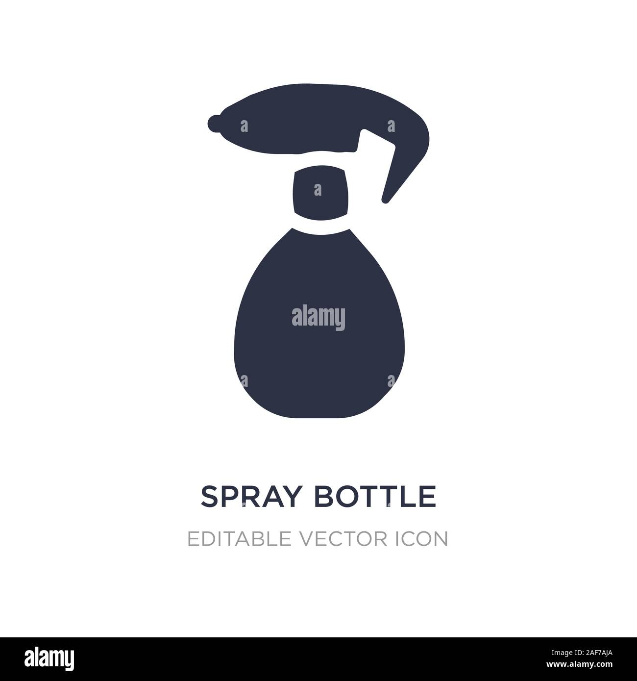 spray bottle icon on white background. Simple element illustration from ...