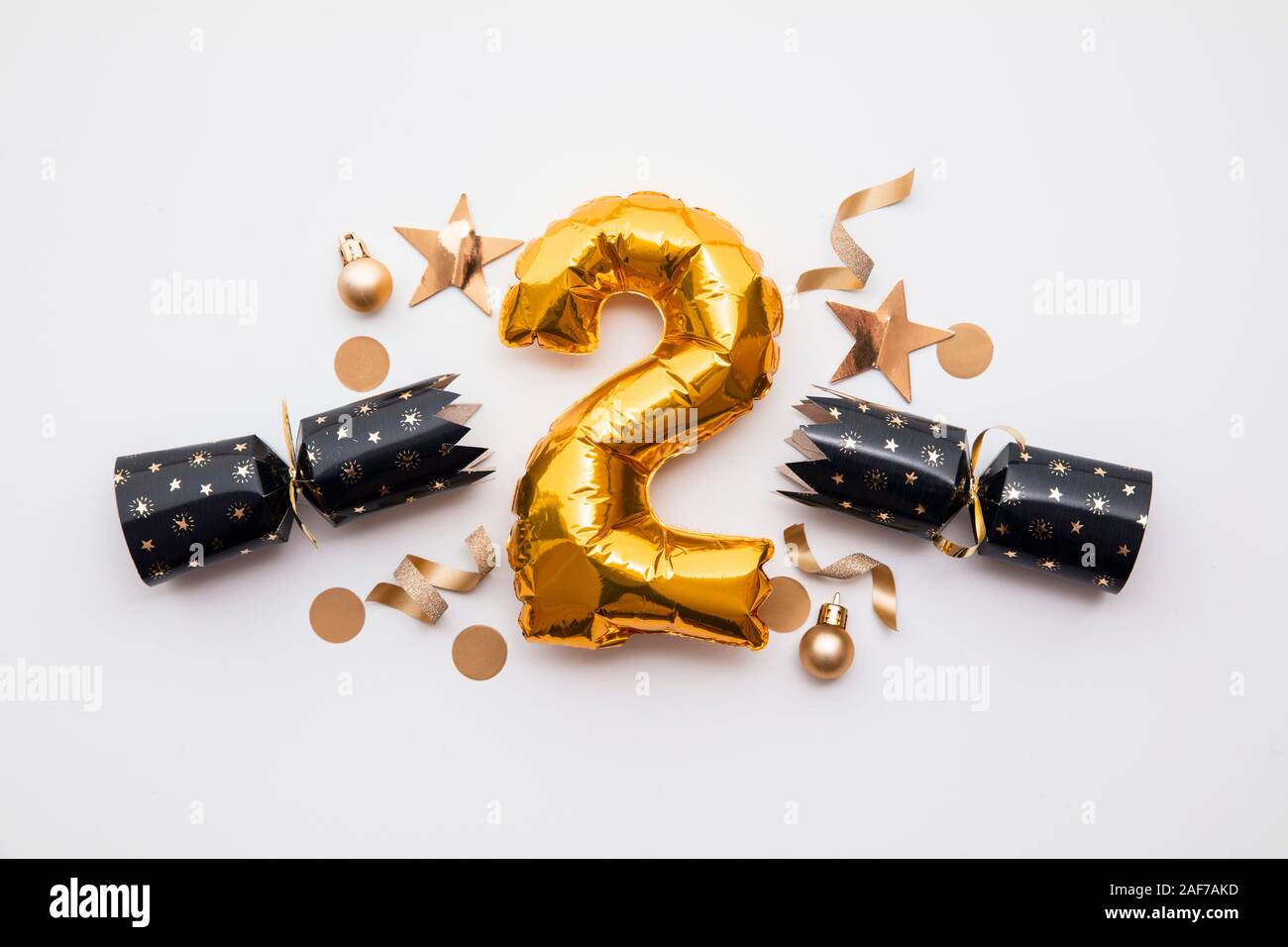 Number gold balloon hi-res stock photography and images - Alamy