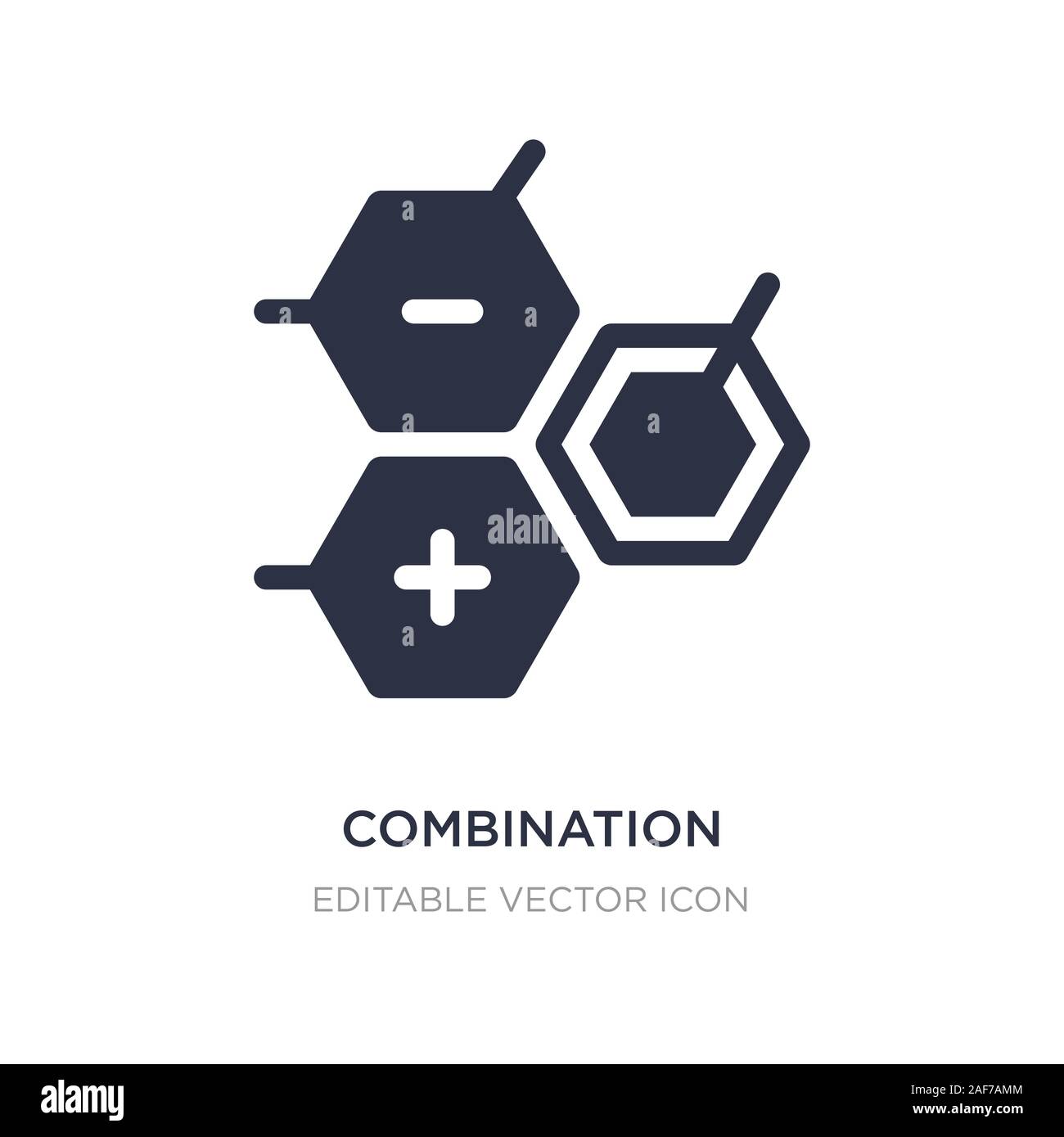 combination icon on white background. Simple element illustration from ...