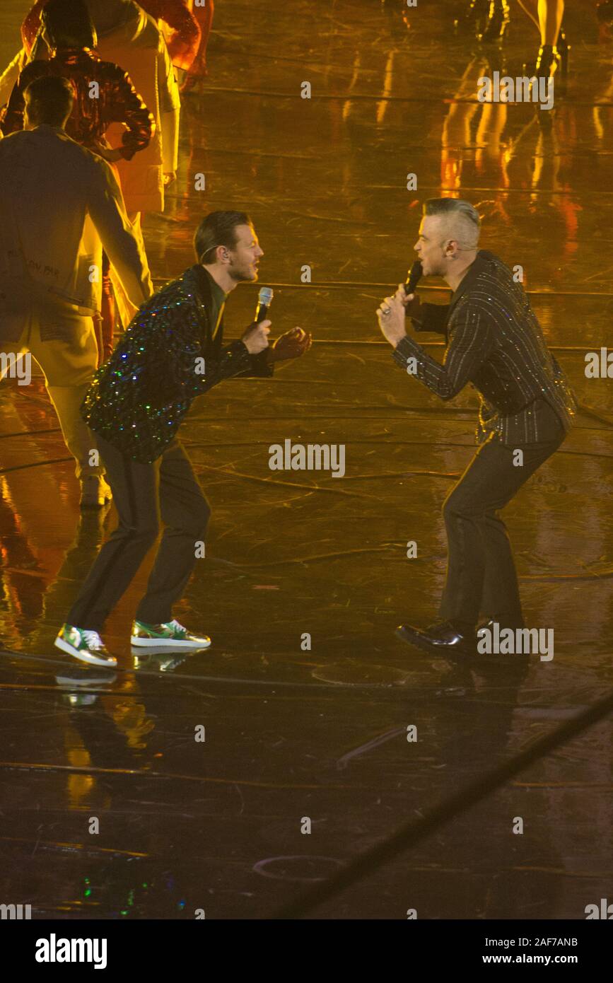 Final of X-Factor Italy 2019 Stock Photo - Alamy