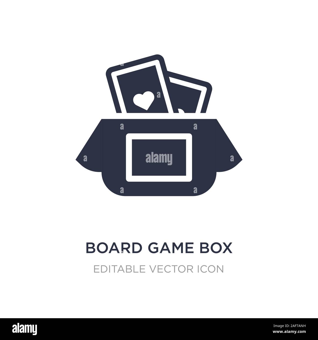 board game box icon on white background. Simple element illustration ...