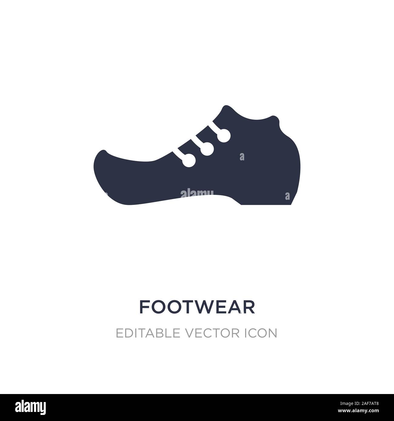 footwear icon on white background. Simple element illustration from ...
