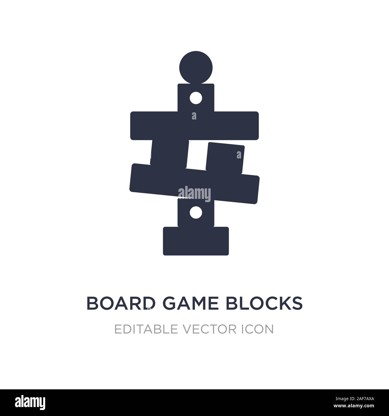 board game blocks icon on white background. Simple element illustration ...