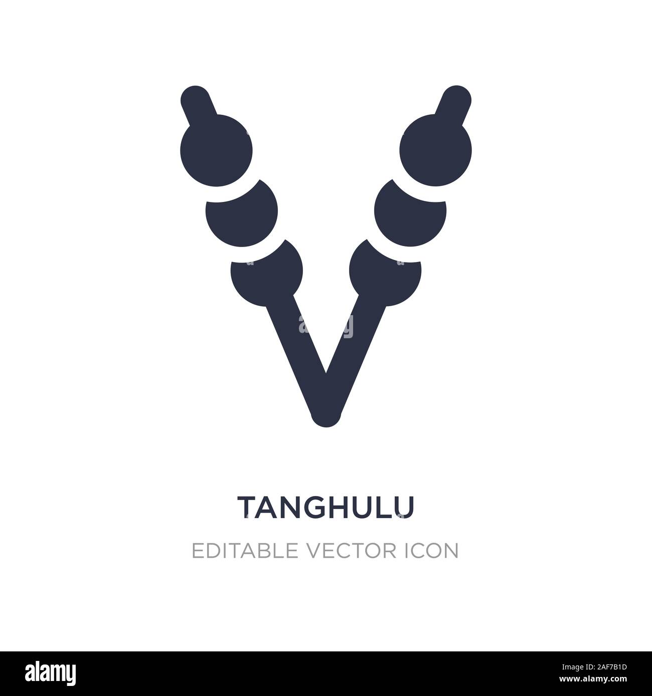 tanghulu icon on white background. Simple element illustration from ...
