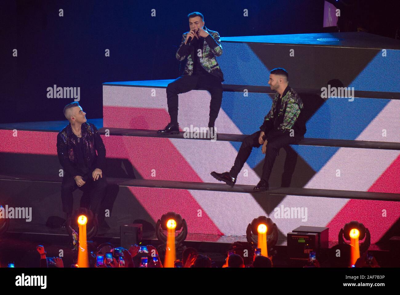 Final of X-Factor Italy 2019 Stock Photo - Alamy