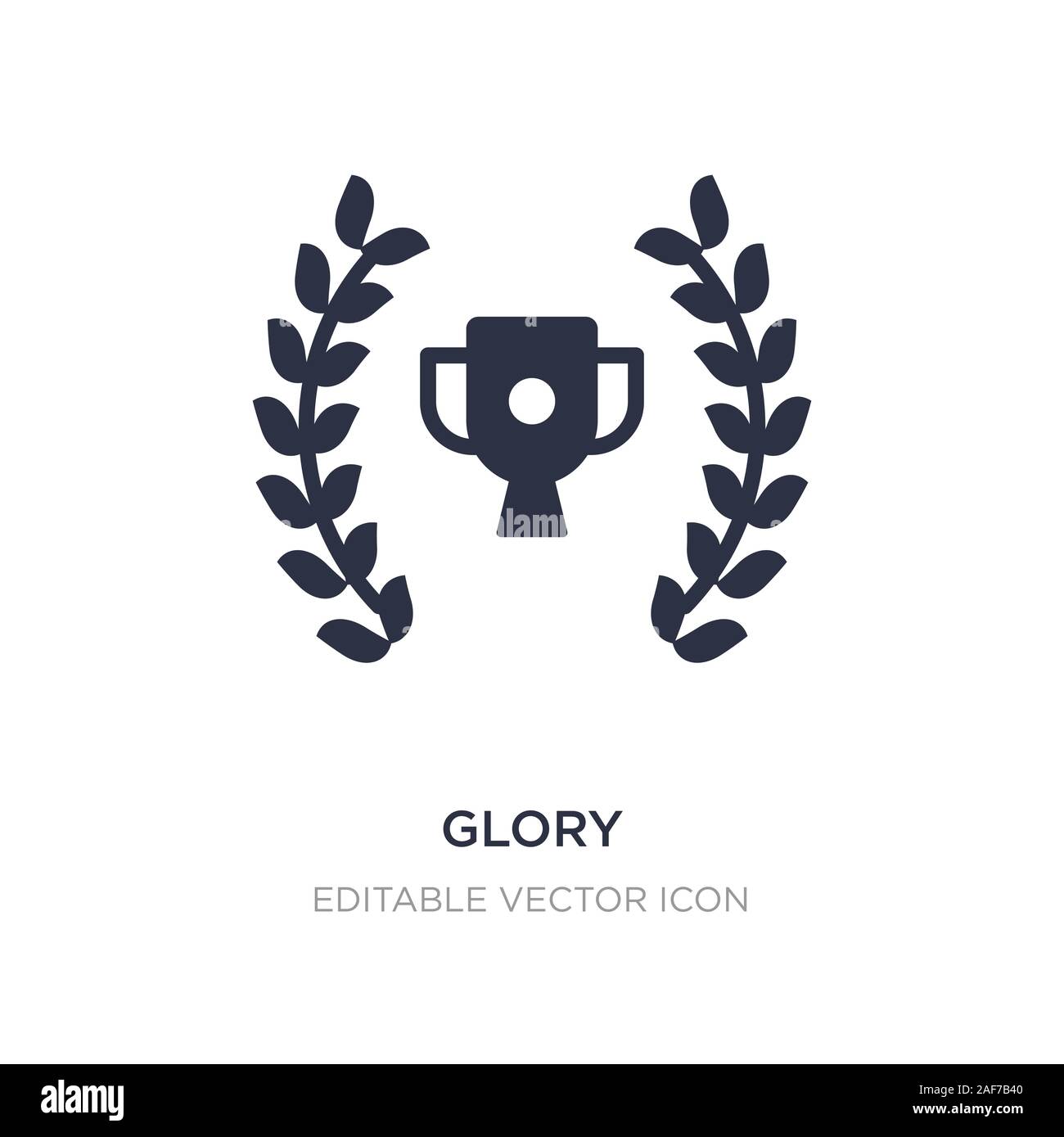 glory icon on white background. Simple element illustration from ...