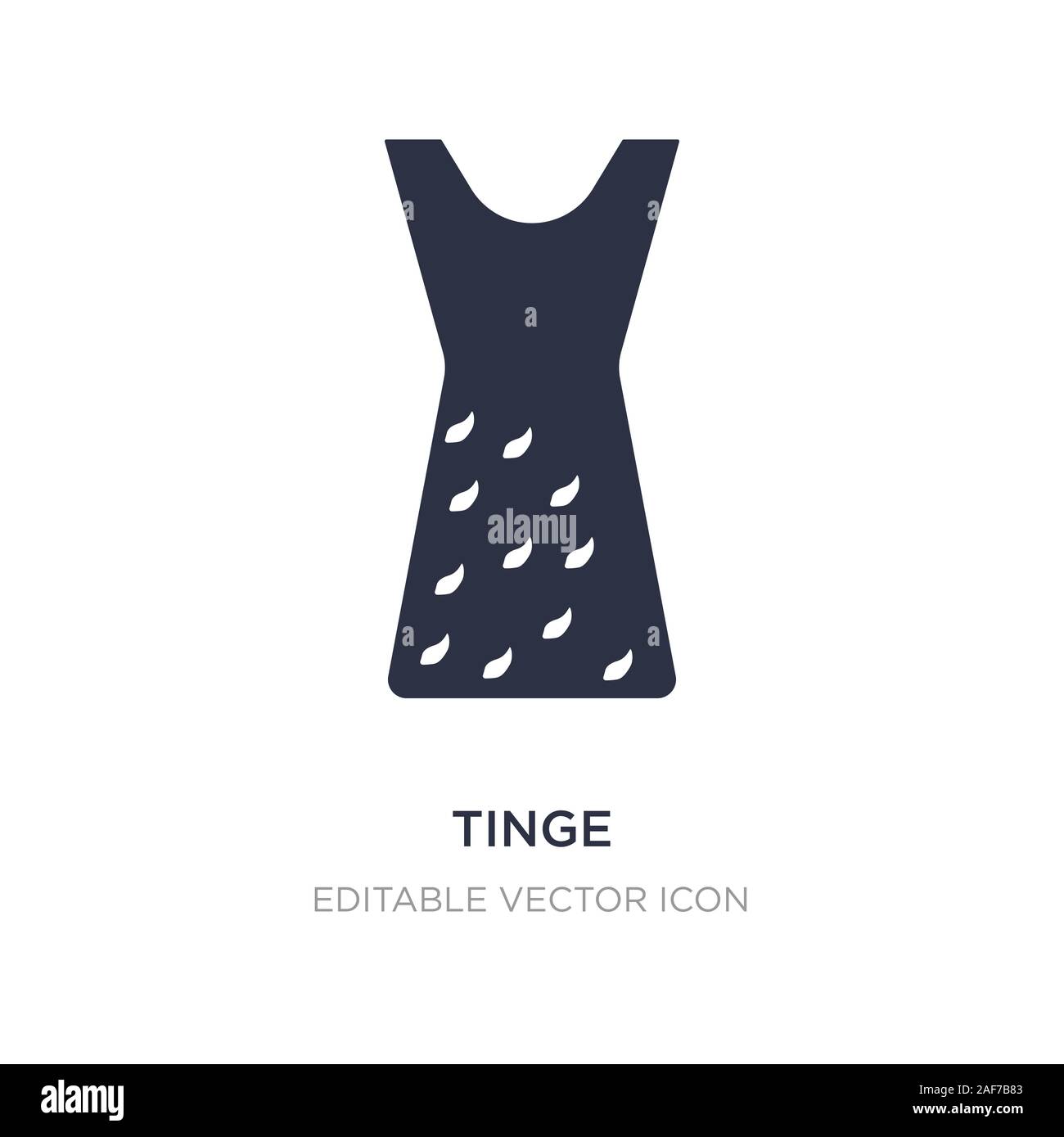 tinge icon on white background. Simple element illustration from ...