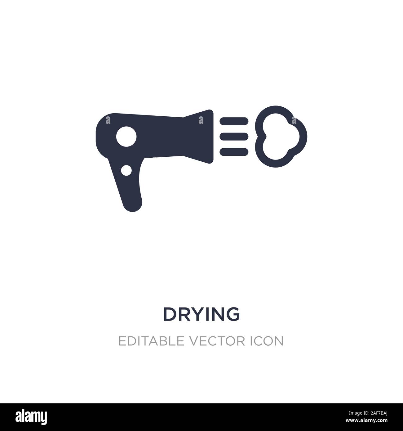 drying icon on white background. Simple element illustration from ...