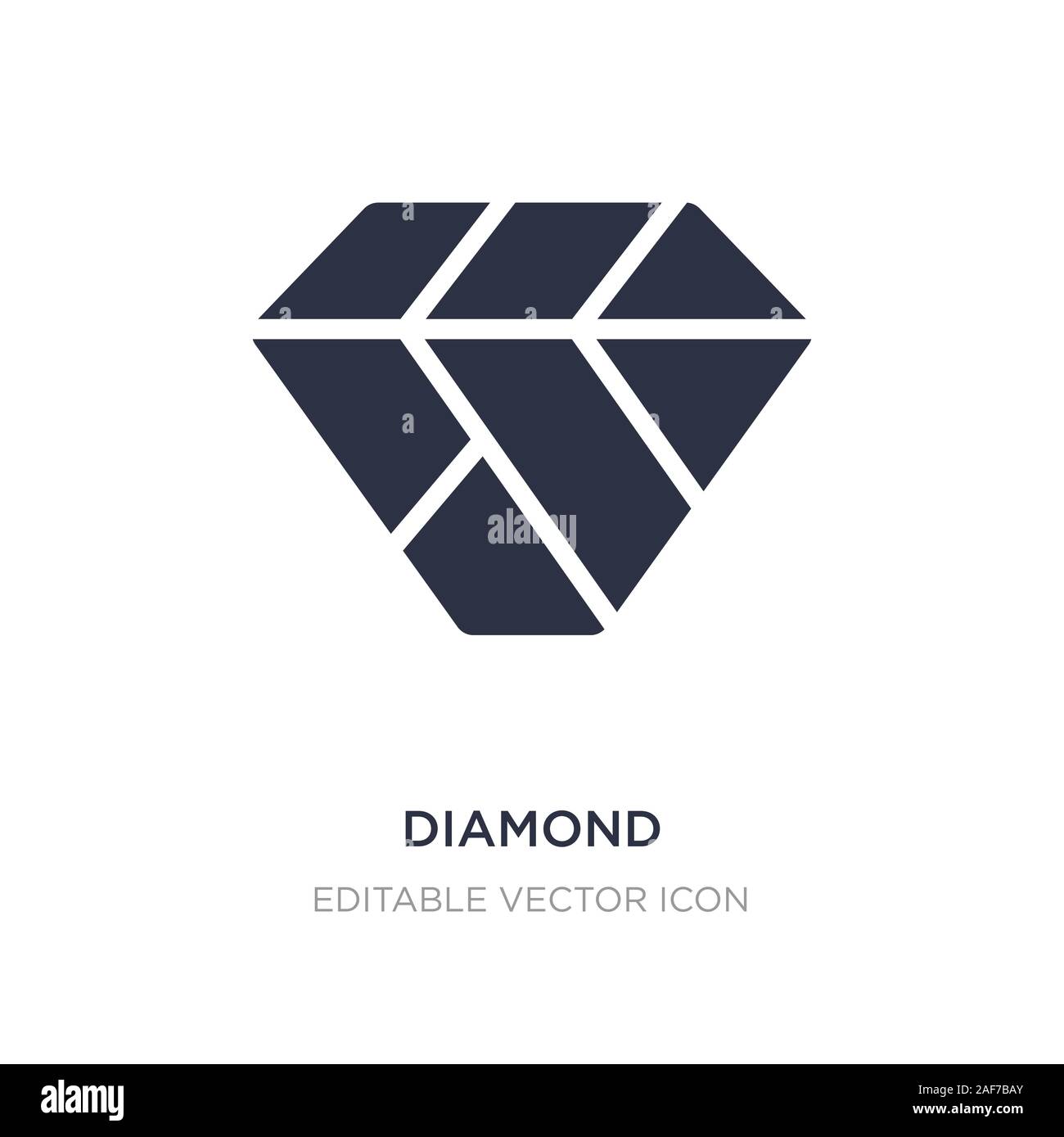 diamond icon on white background. Simple element illustration from ...