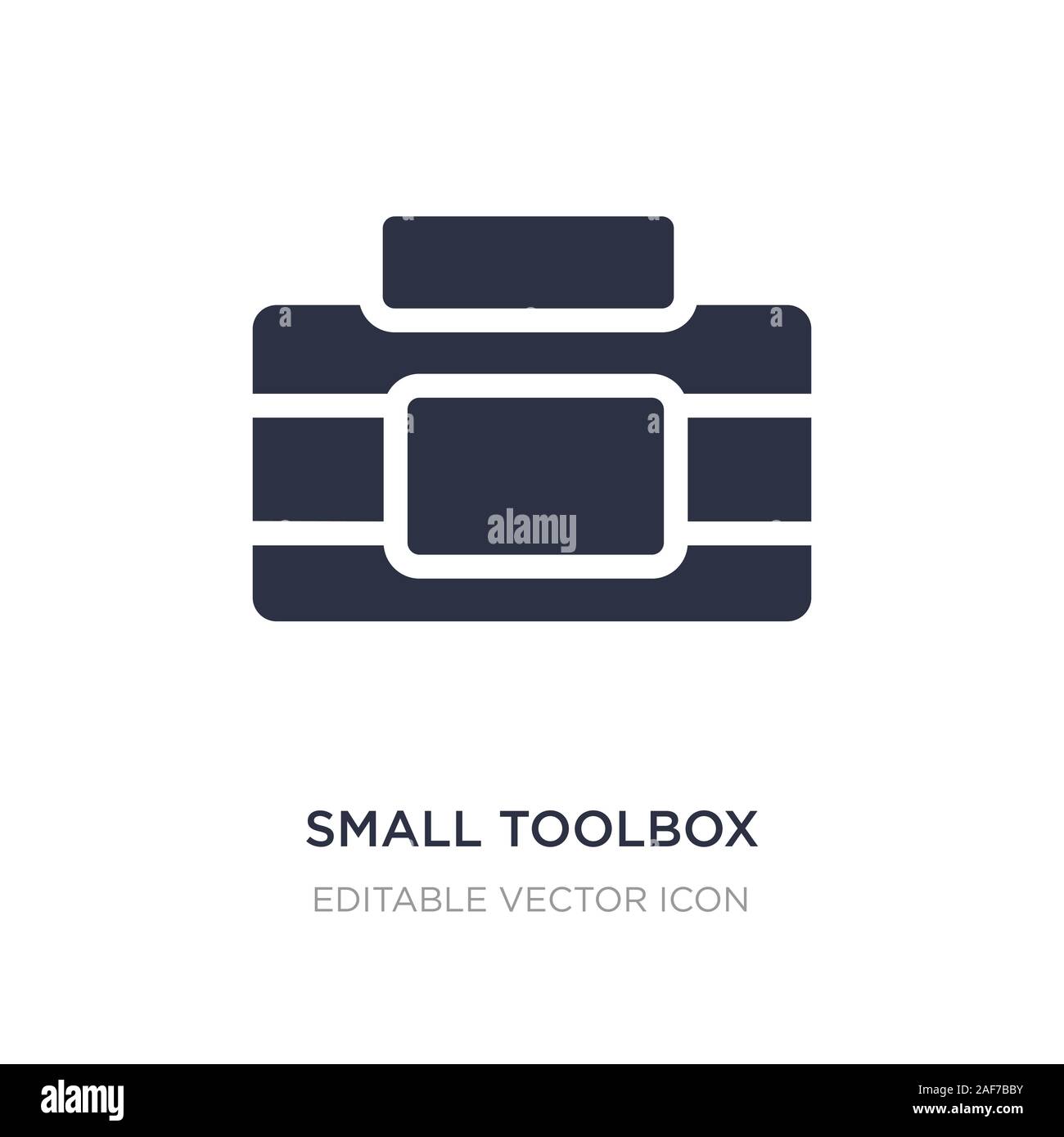 small toolbox icon on white background. Simple element illustration ...