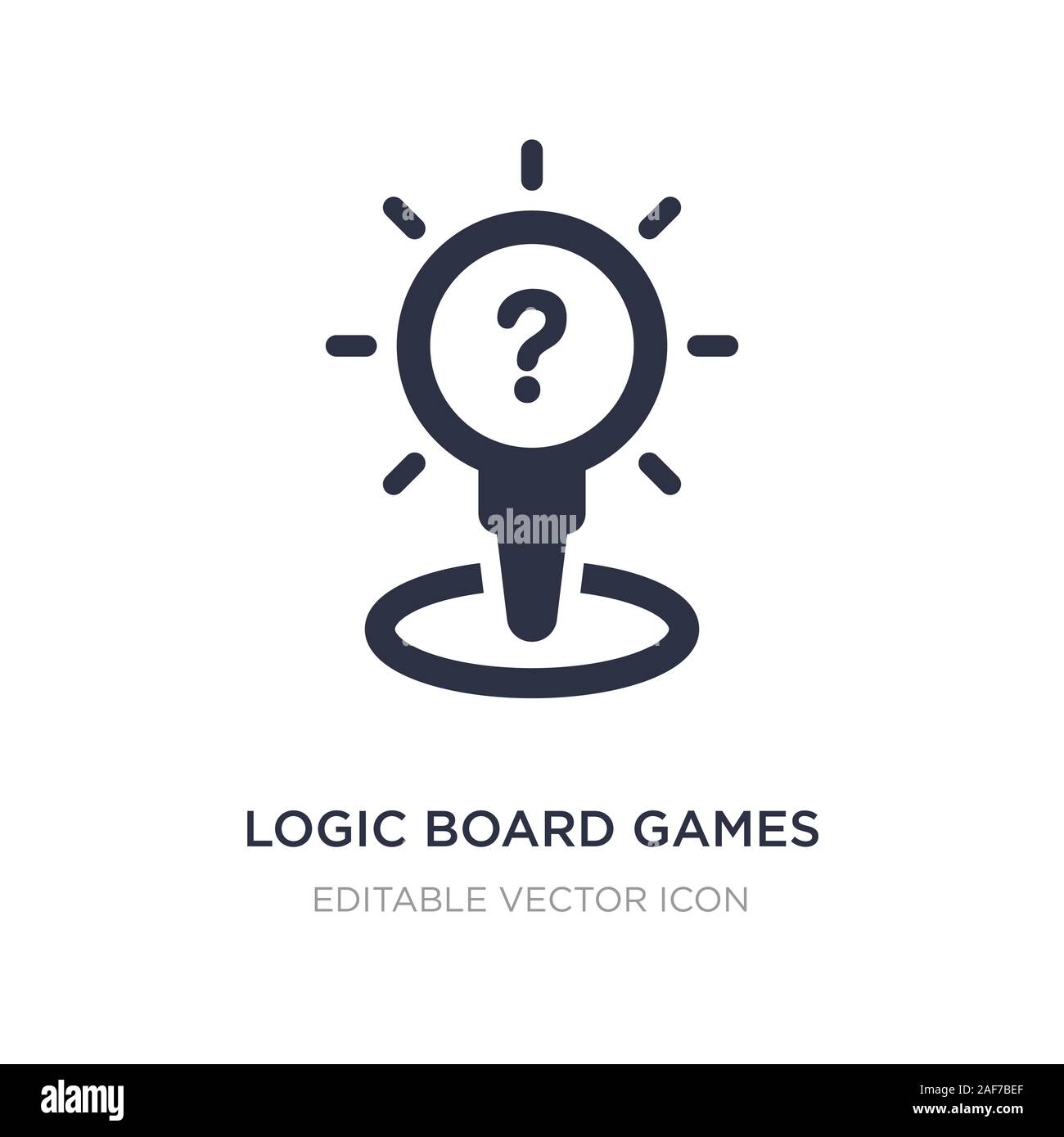 logic board games icon on white background. Simple element illustration ...