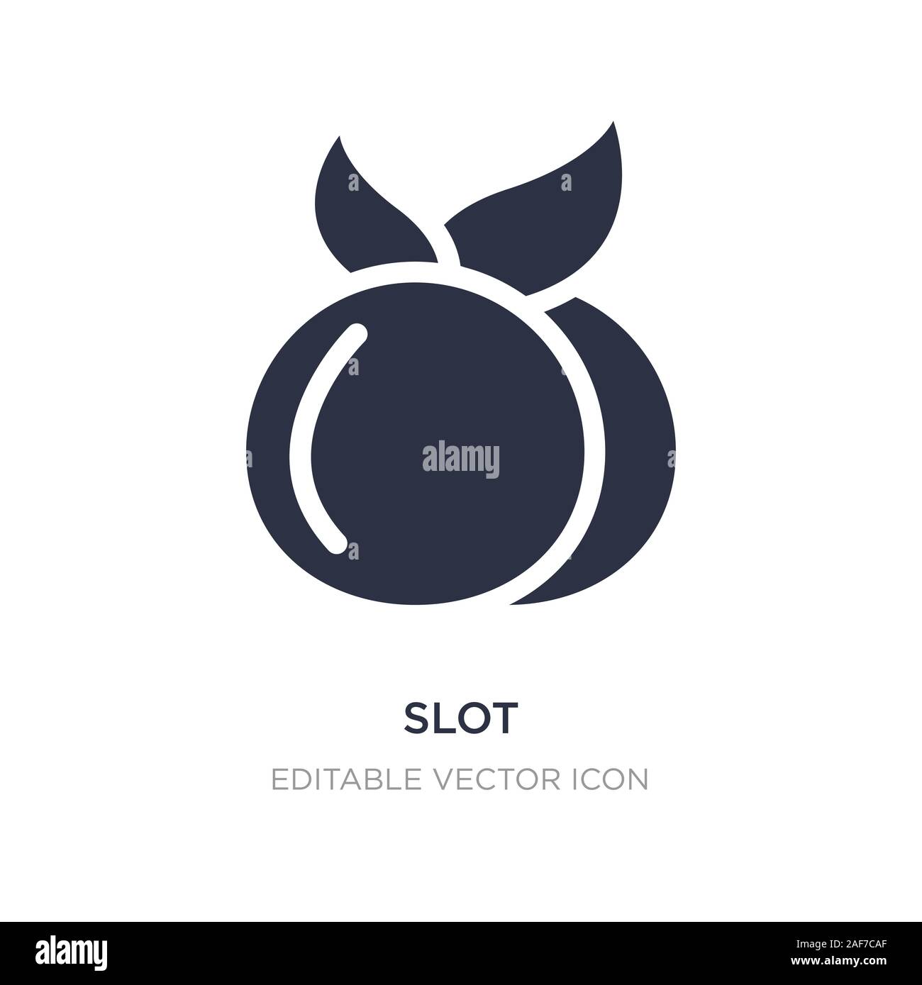 slot icon on white background. Simple element illustration from Food ...