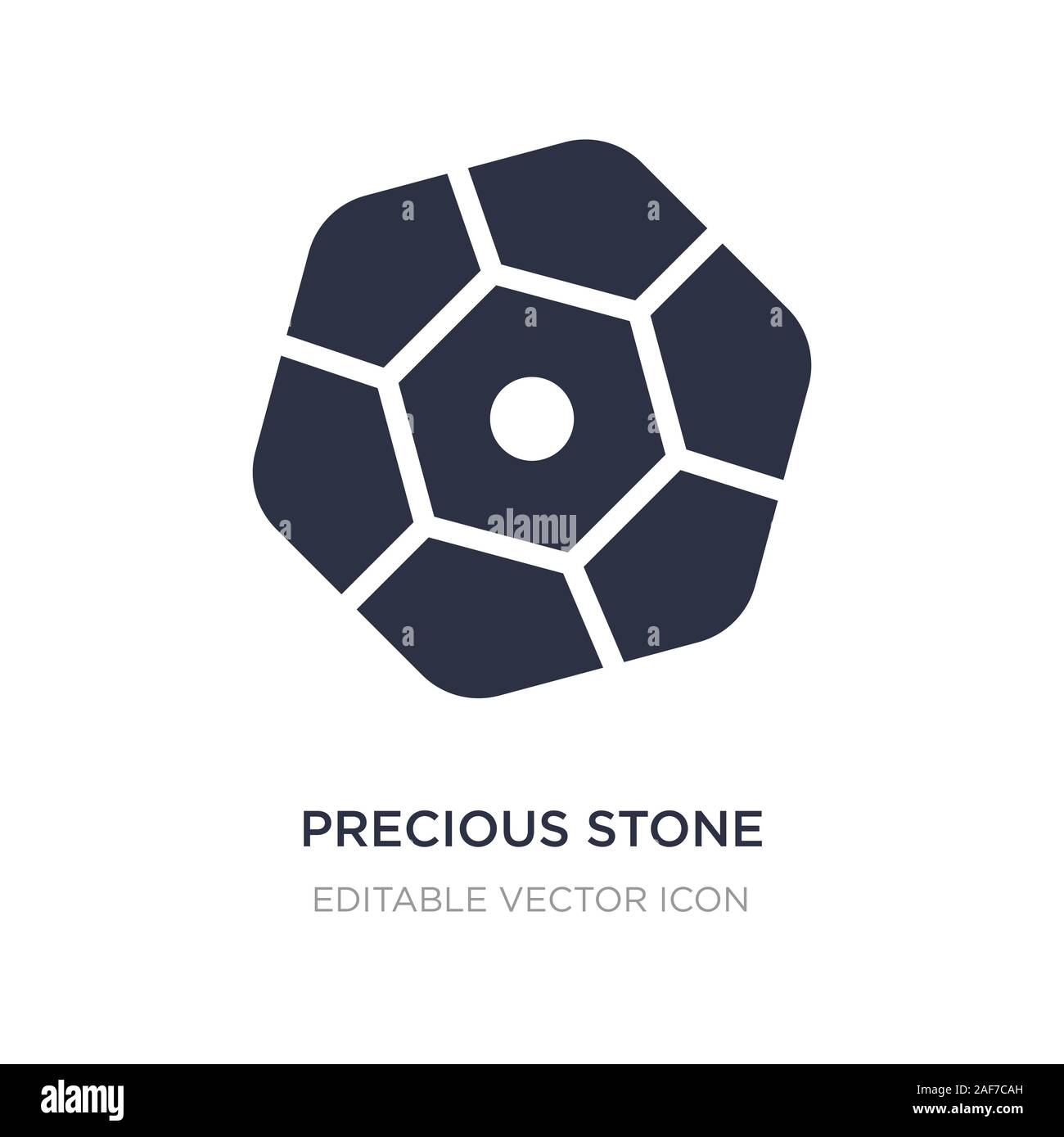 precious stone icon on white background. Simple element illustration ...