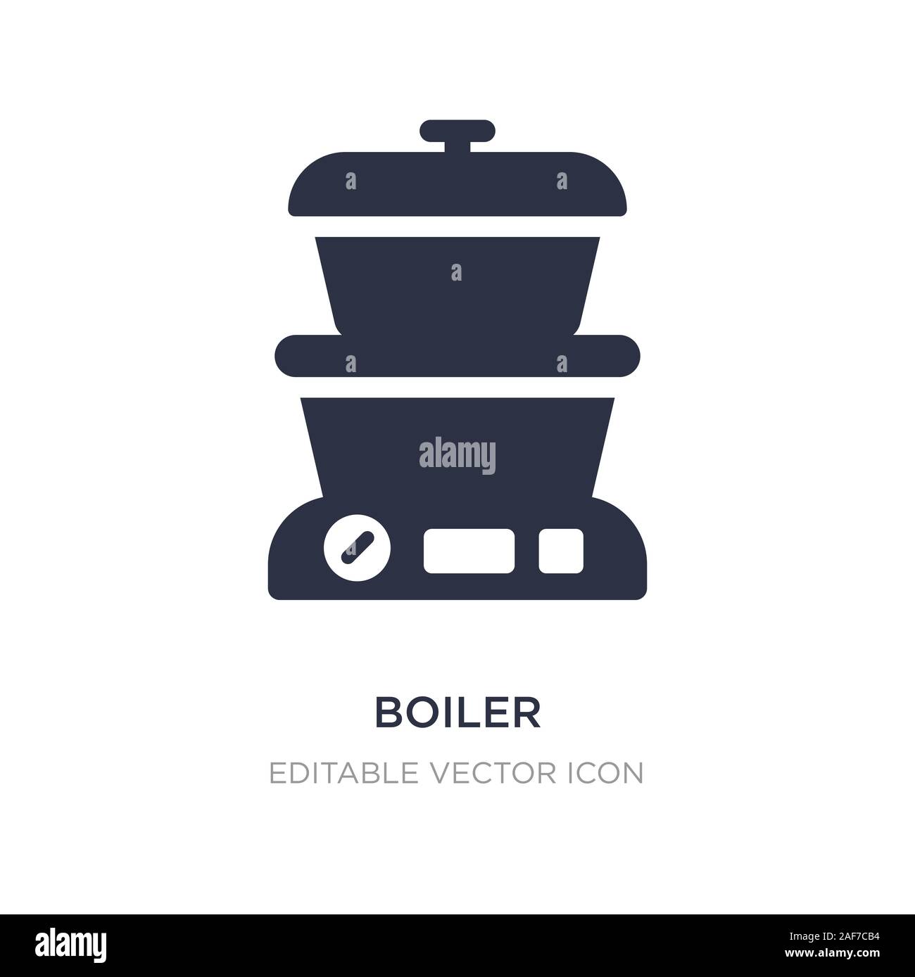 boiler icon on white background. Simple element illustration from Food ...