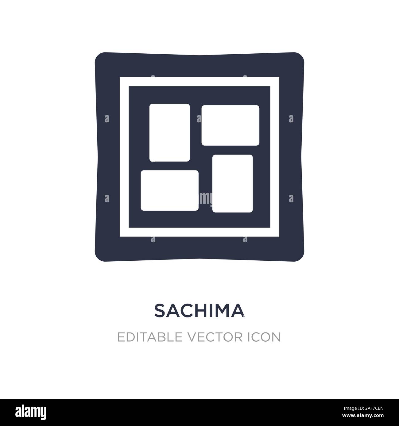 sachima icon on white background. Simple element illustration from Food and restaurant concept ...