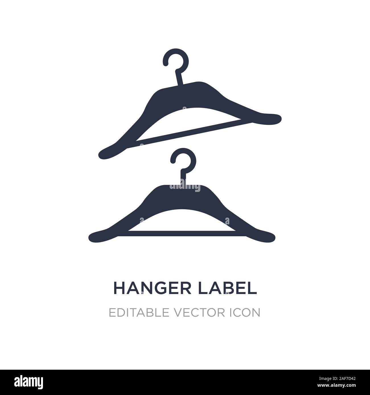 hanger label icon on white background. Simple element illustration from ...