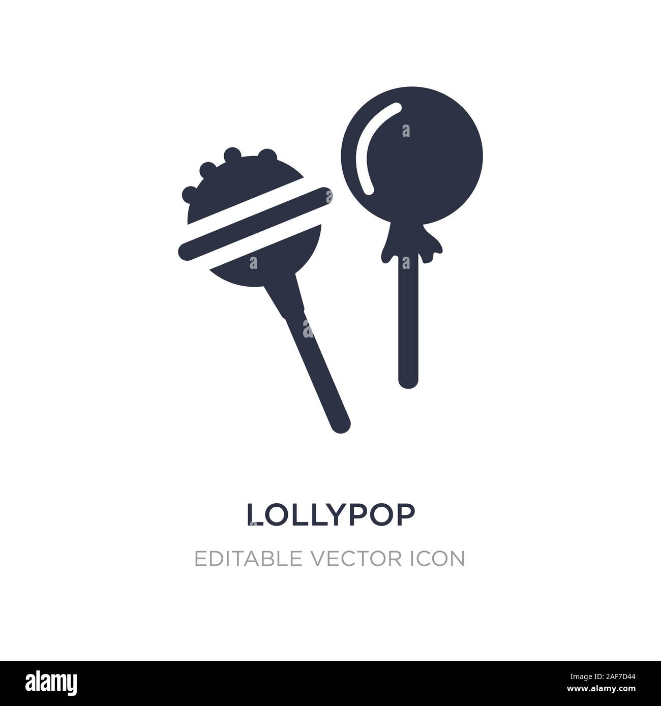 lollypop icon on white background. Simple element illustration from ...