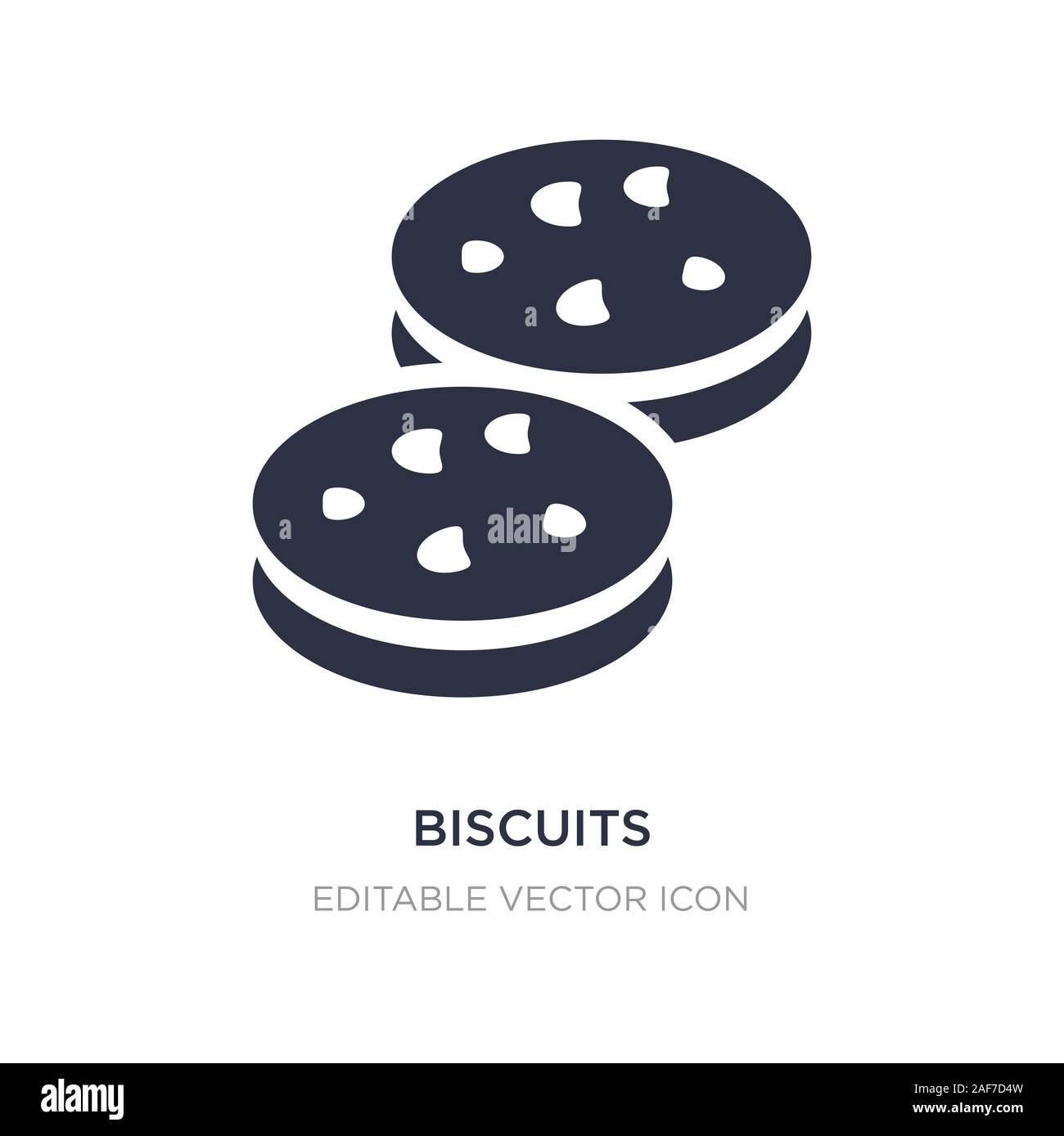 biscuits icon on white background. Simple element illustration from ...