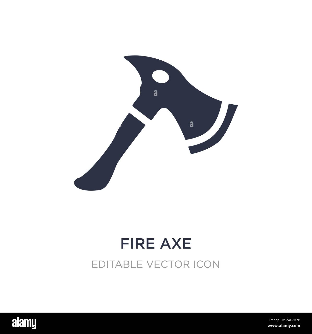 fire axe icon on white background. Simple element illustration from ...