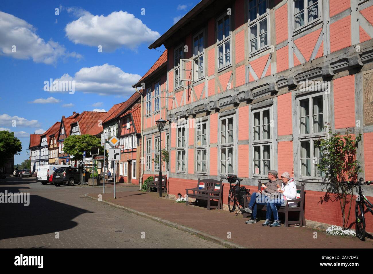 Town hall in Hitzacker / Elbe, Lower Saxony, Germany Stock Photo - Alamy