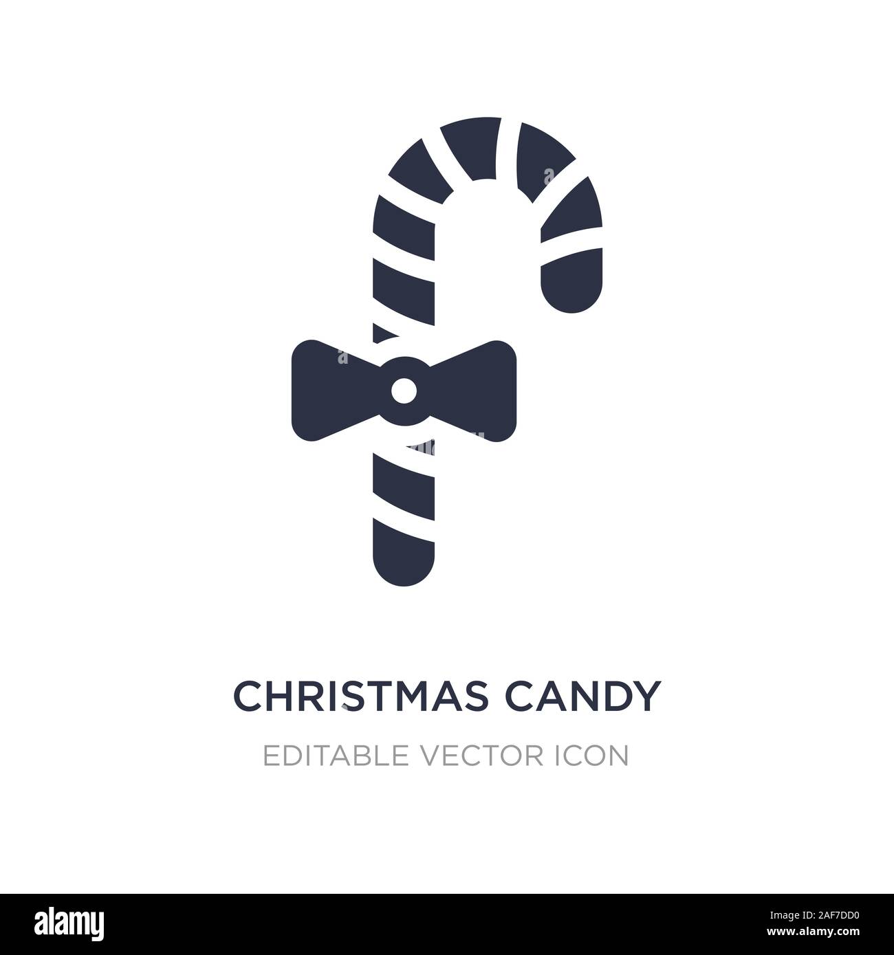 christmas candy sticks icon on white background. Simple element ...