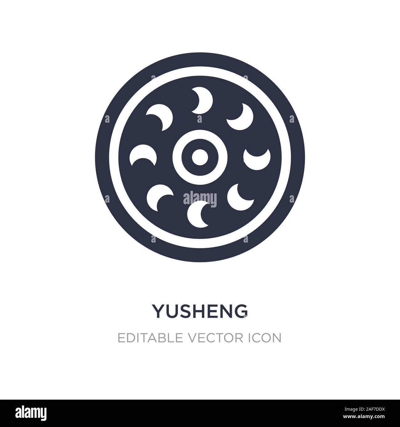 yusheng icon on white background. Simple element illustration from Food ...