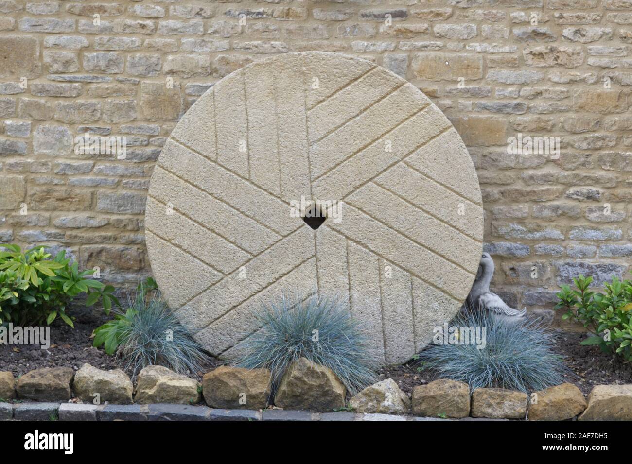 stone wheel decoration Stock Photo - Alamy