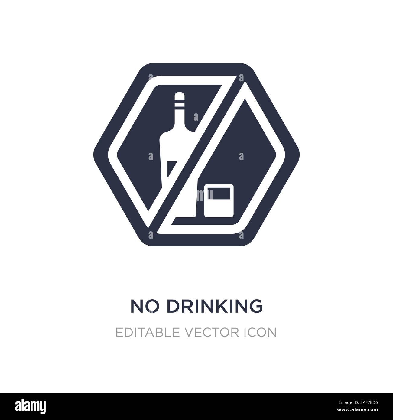 no drinking icon on white background. Simple element illustration from ...