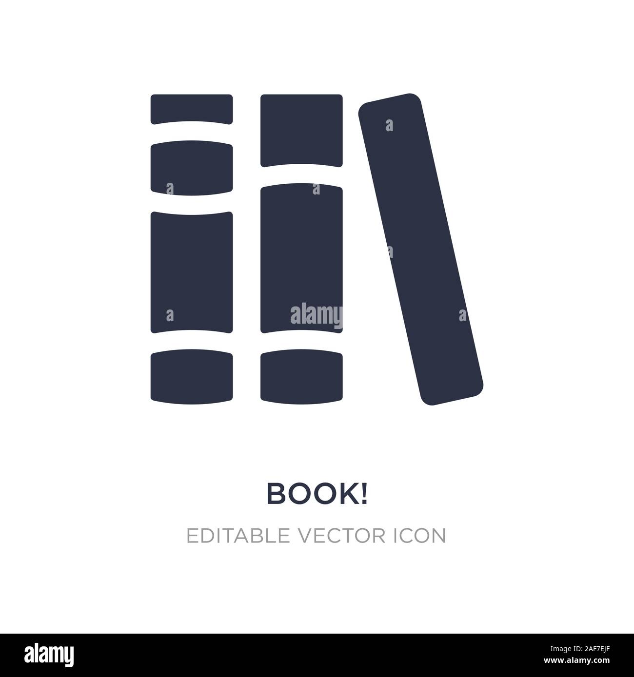 book! icon on white background. Simple element illustration from ...