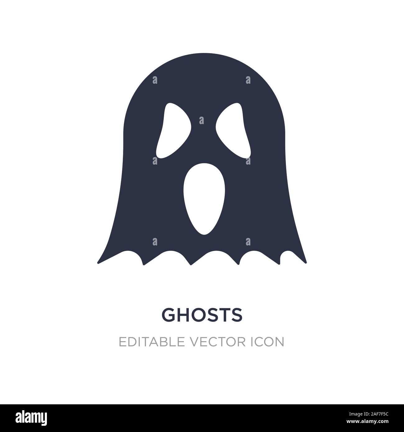 ghosts icon on white background. Simple element illustration from ...