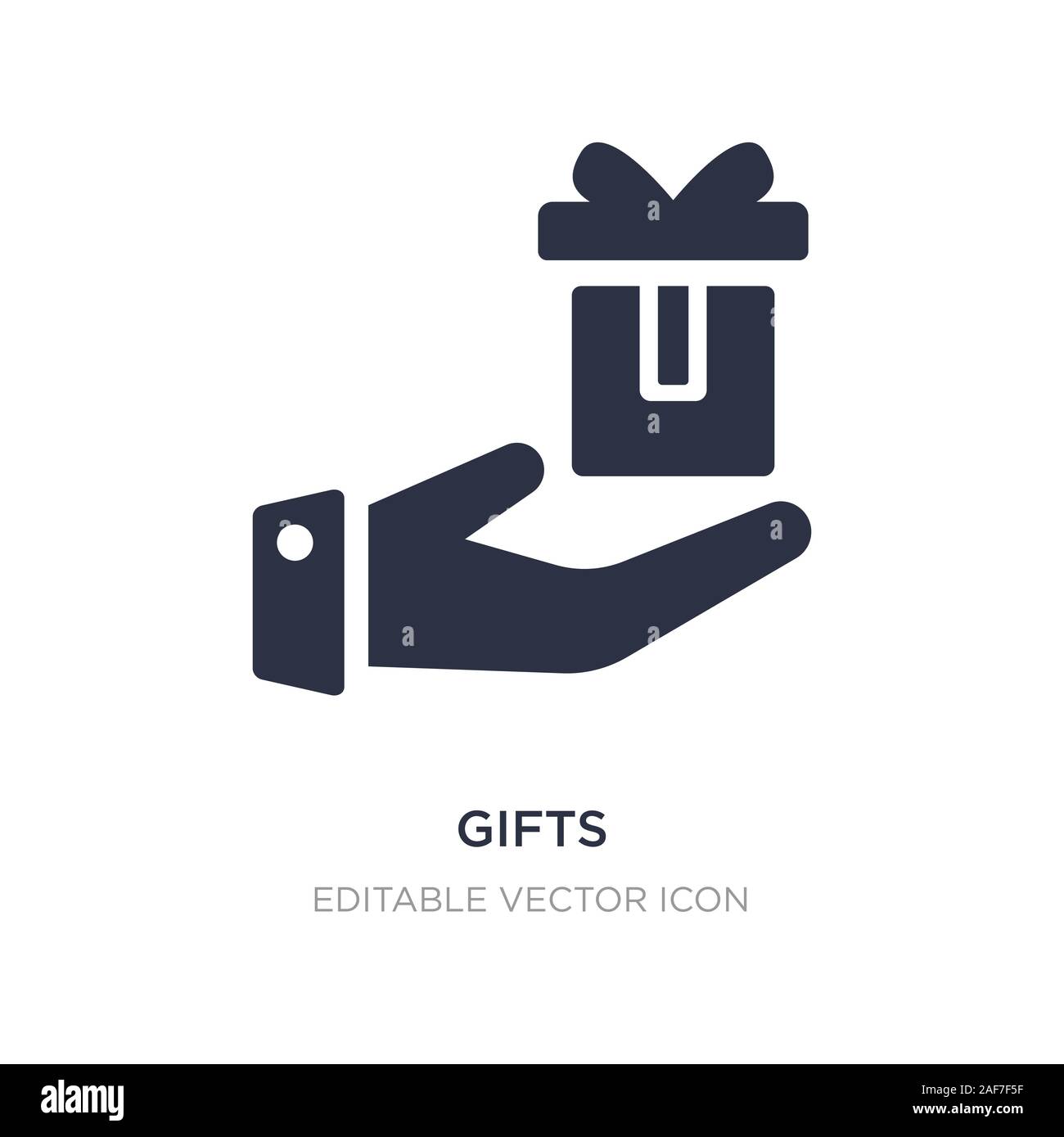 gifts icon on white background. Simple element illustration from ...