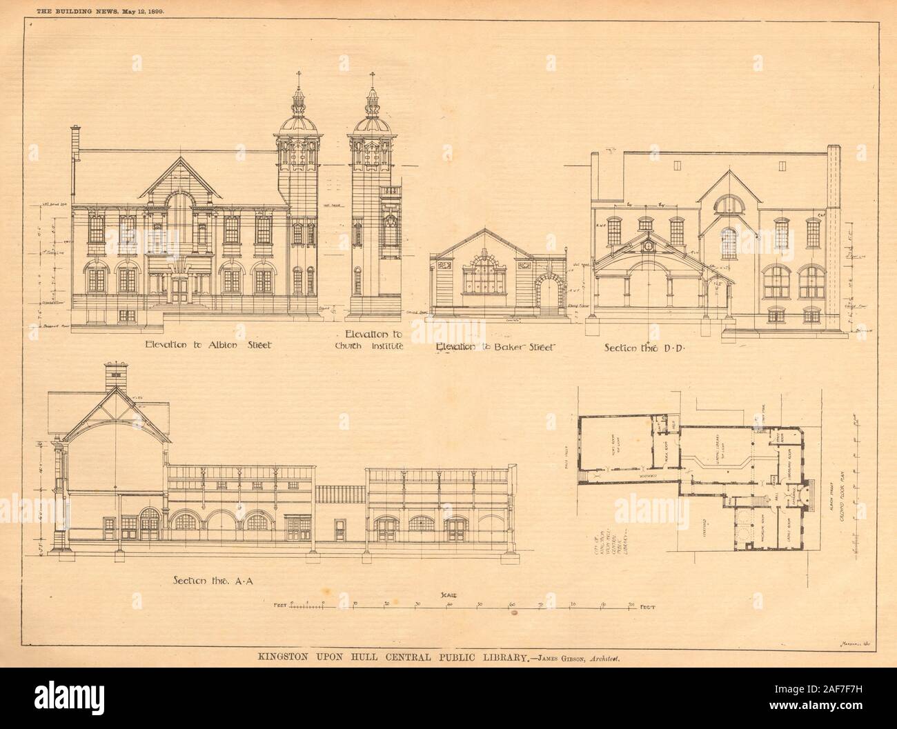 Kingston Upon Hull Central Public Library. James Gibson Architect ...