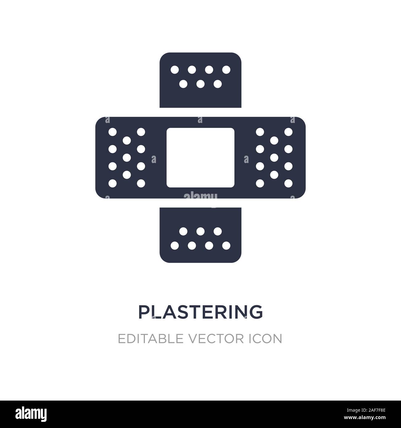 plastering icon on white background. Simple element illustration from ...