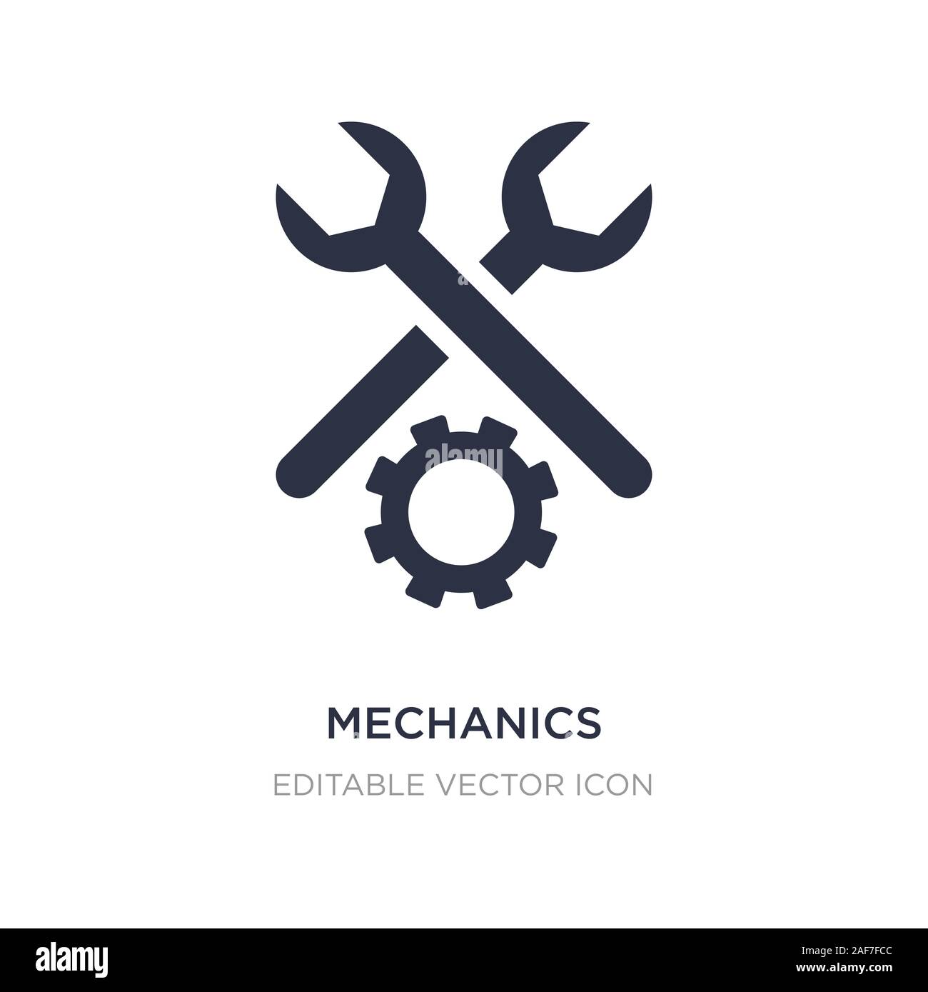 mechanics icon on white background. Simple element illustration from ...