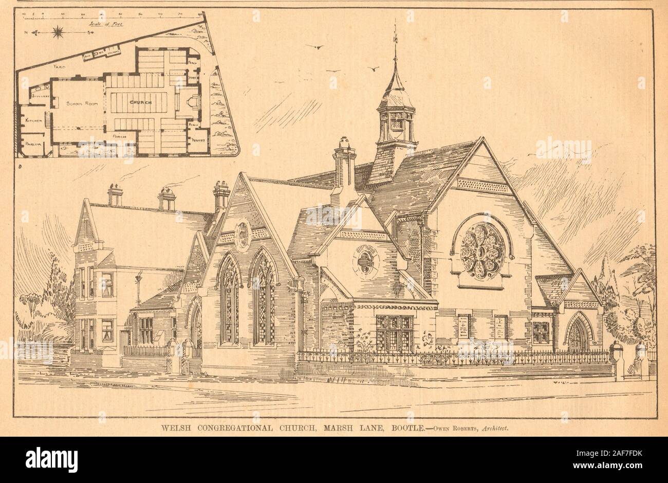 Welsh Congregational Church, Marsh Lane, Bootle - Owen Roberts ...