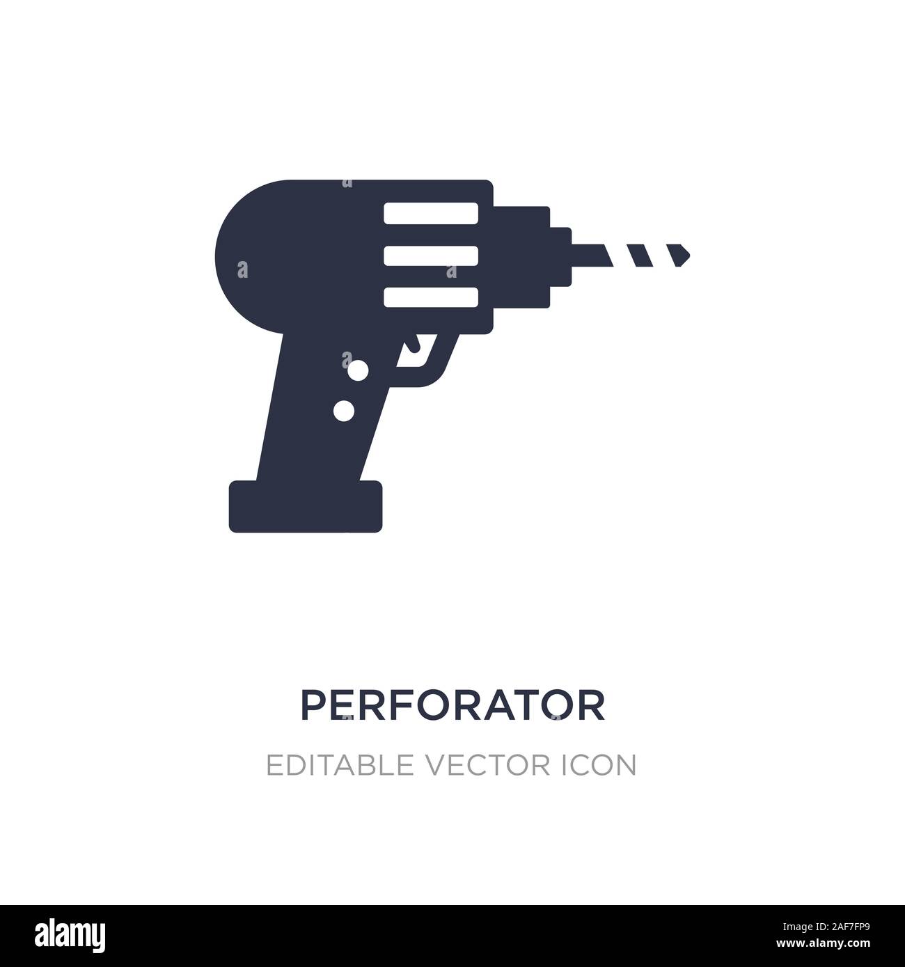 perforator icon on white background. Simple element illustration from ...