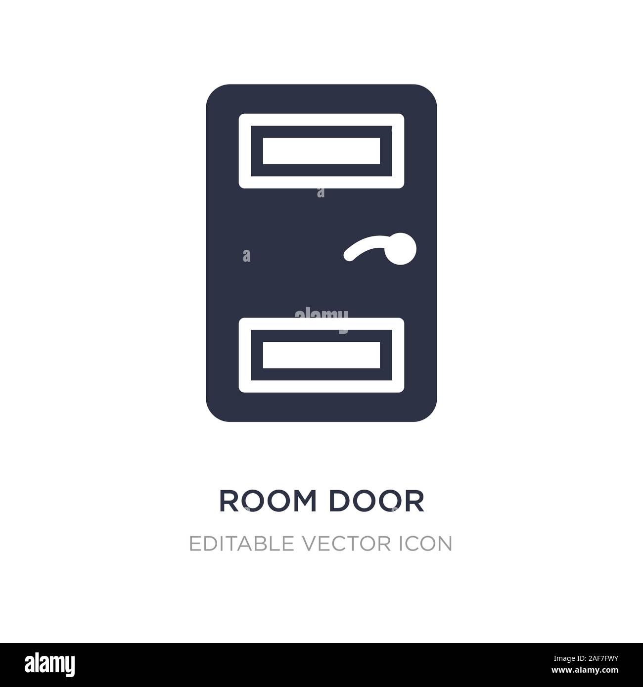 room door icon on white background. Simple element illustration from ...