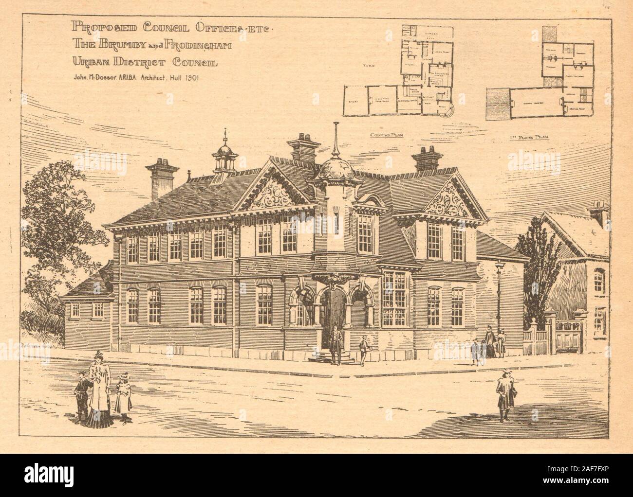 Proposed council offices Brumby & Frodingham Council, Lincolnshire ...
