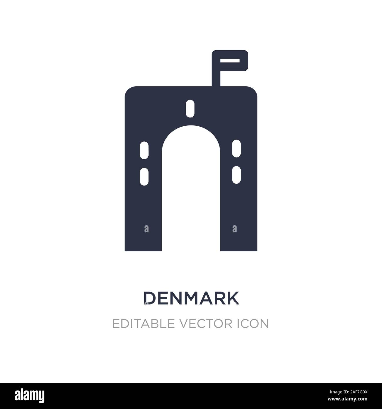 denmark icon on white background. Simple element illustration from ...