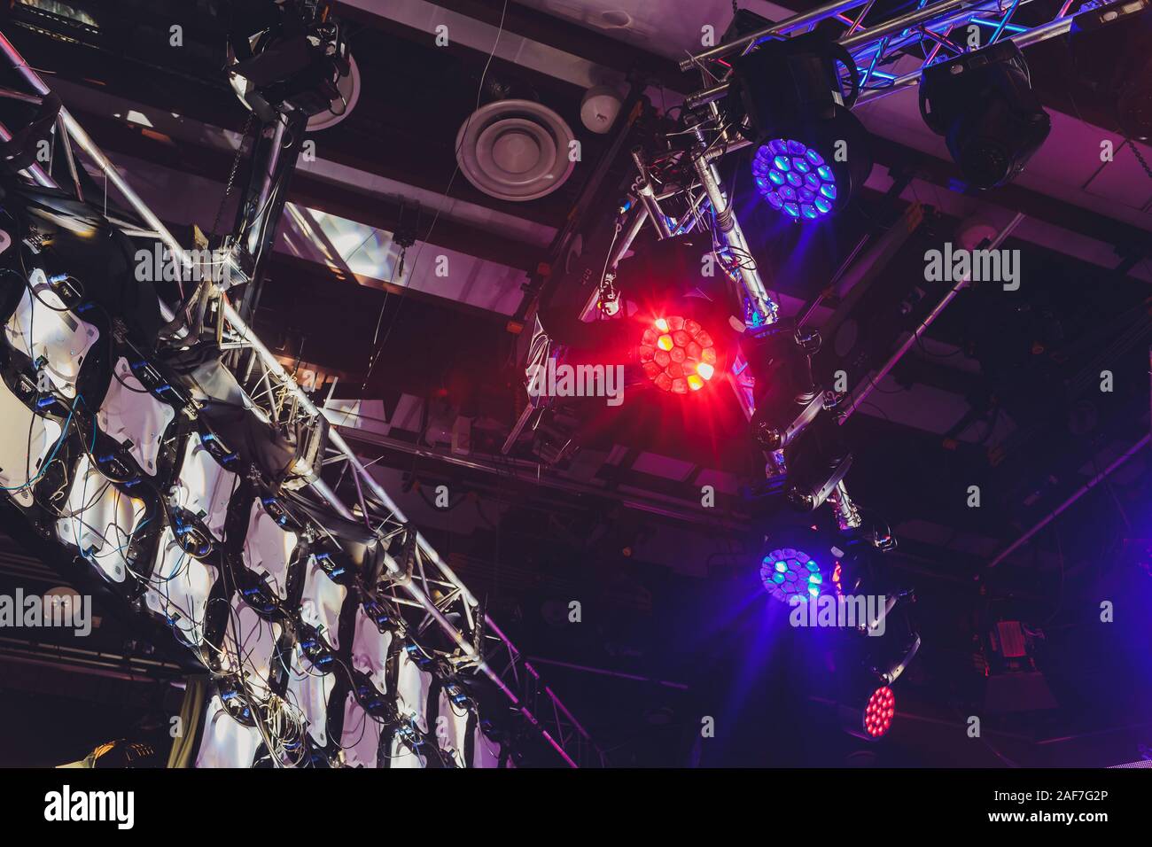 Modular LED display for a display screen wall to project video walls on ...