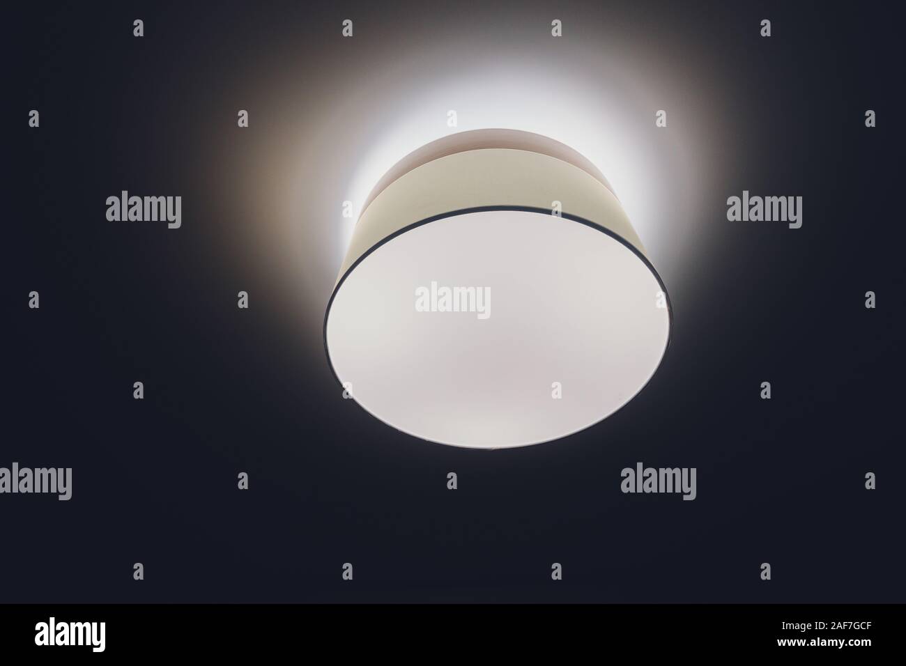 interior modern light in shopping mall futuristic ceiling with lighting ...